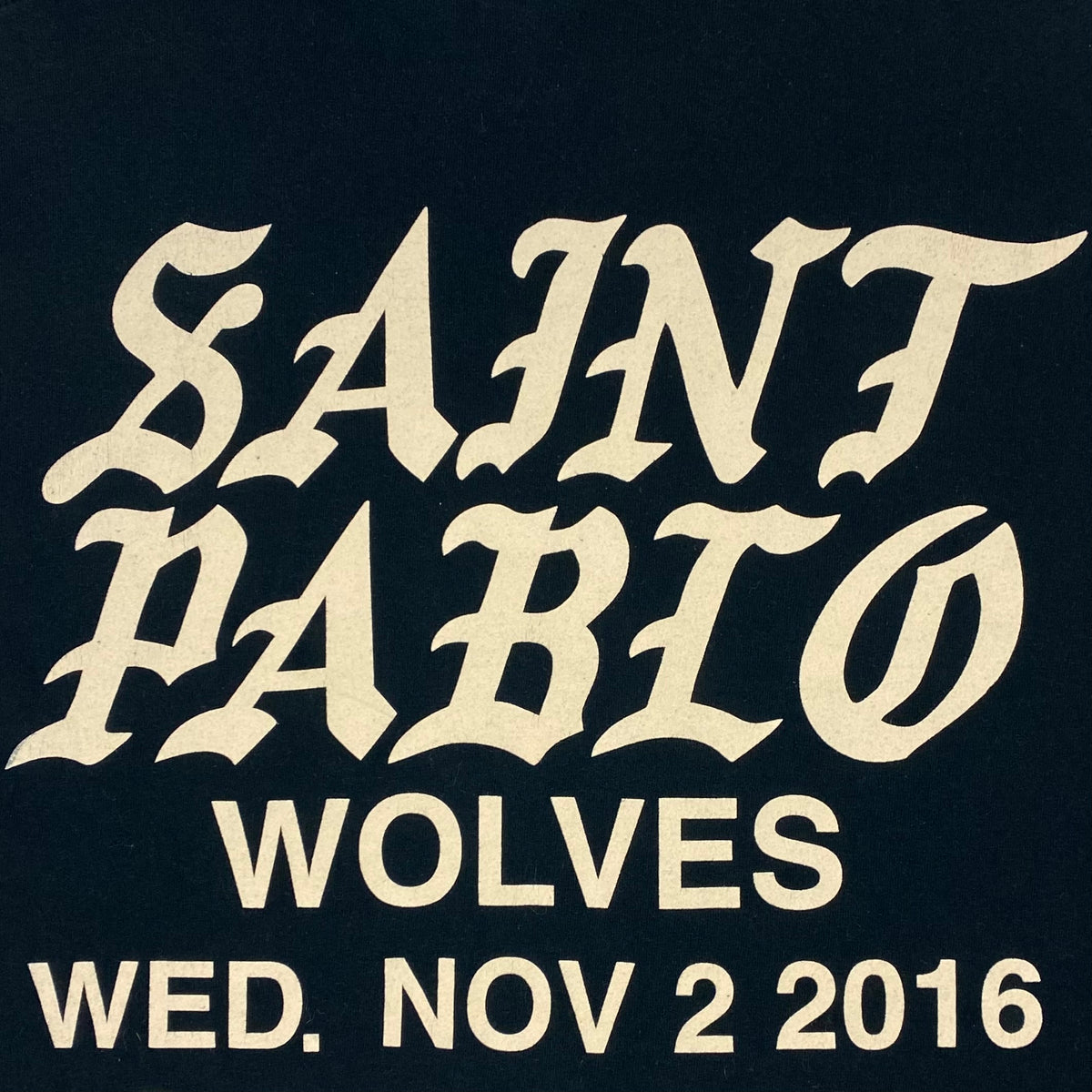 TLOP 2016 Saint Pablo Wolves Long Sleeve In Black – Paris Saint