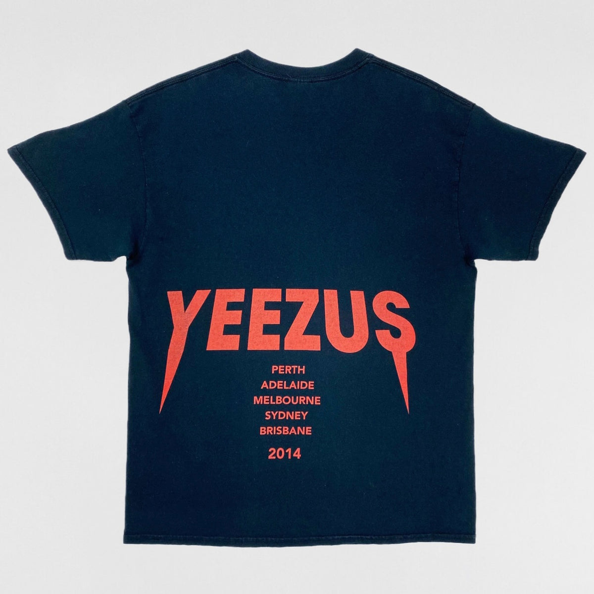 Yeezus Tour 2014 Australian Skull & Roses Tee By Wes Lang – Paris Saint
